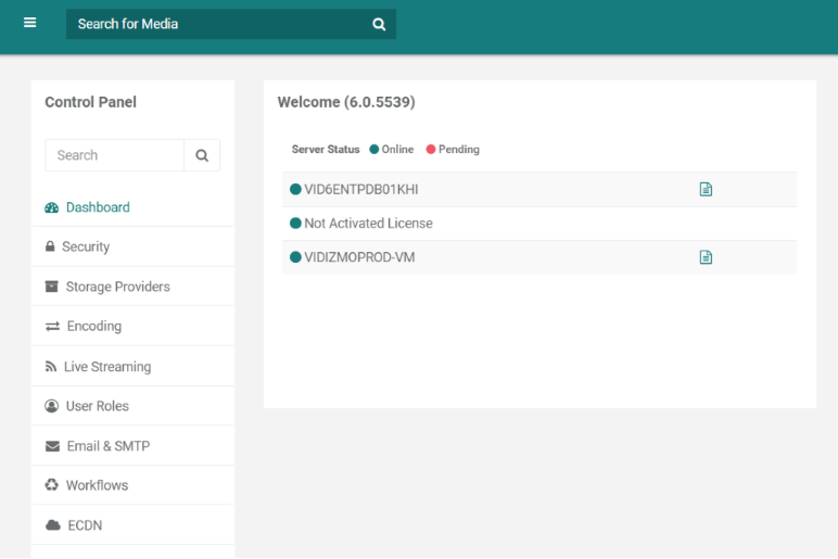 Understanding Control Panel Dashboard